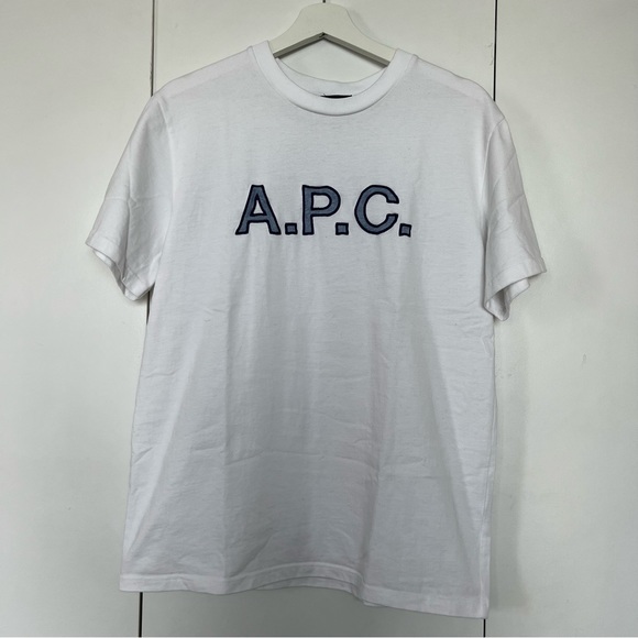 A.P.C. | Shirts | Apc Logo Tee Medium | Poshmark